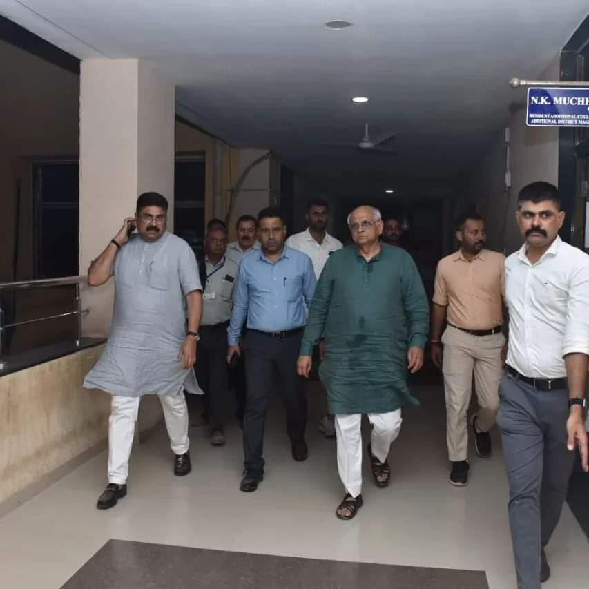 ANI on Twitter: ""A review meeting was held at the Morbi District Collector's office with the ...