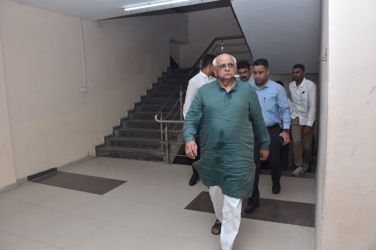 ANI on Twitter: ""A review meeting was held at the Morbi District Collector's office with the ...