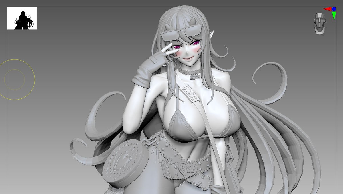 FreddyK on Twitter: "抢救一下旧模型😇 #対魔忍RPGX https://t.co/TZB4K42Dba" / Twitter