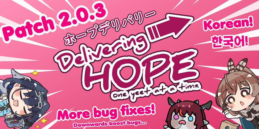 David Wu SoftDev on Twitter: "I've updated Delivering Hope to version 2.0.3!😆 There's a new ...