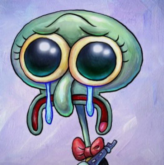 Spongebob Squidward Crying
