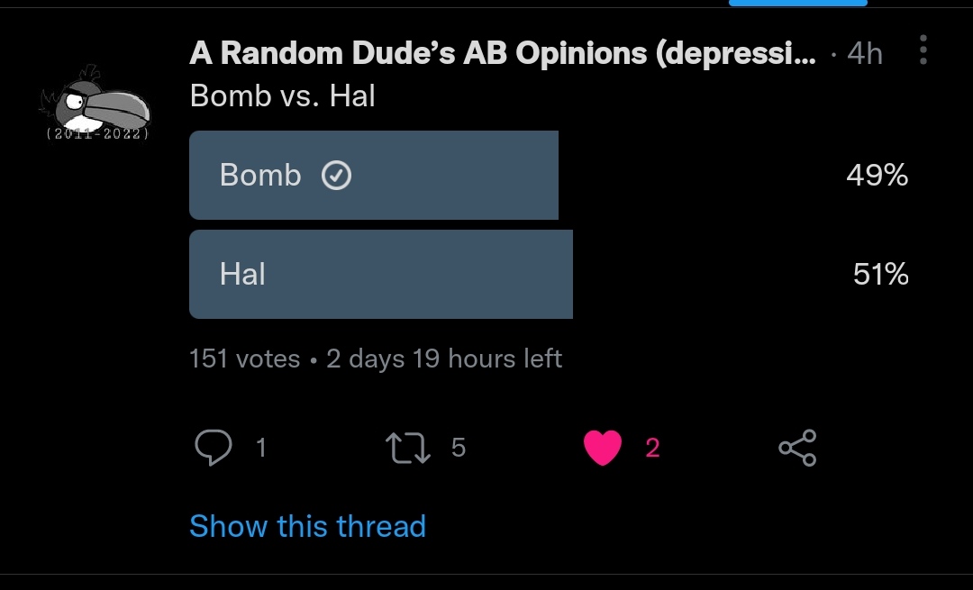 Angry Birds Misinformation on Twitter: "@B0mbB1rdd @RandomABOpinion I voted for you on my 4 alts ...