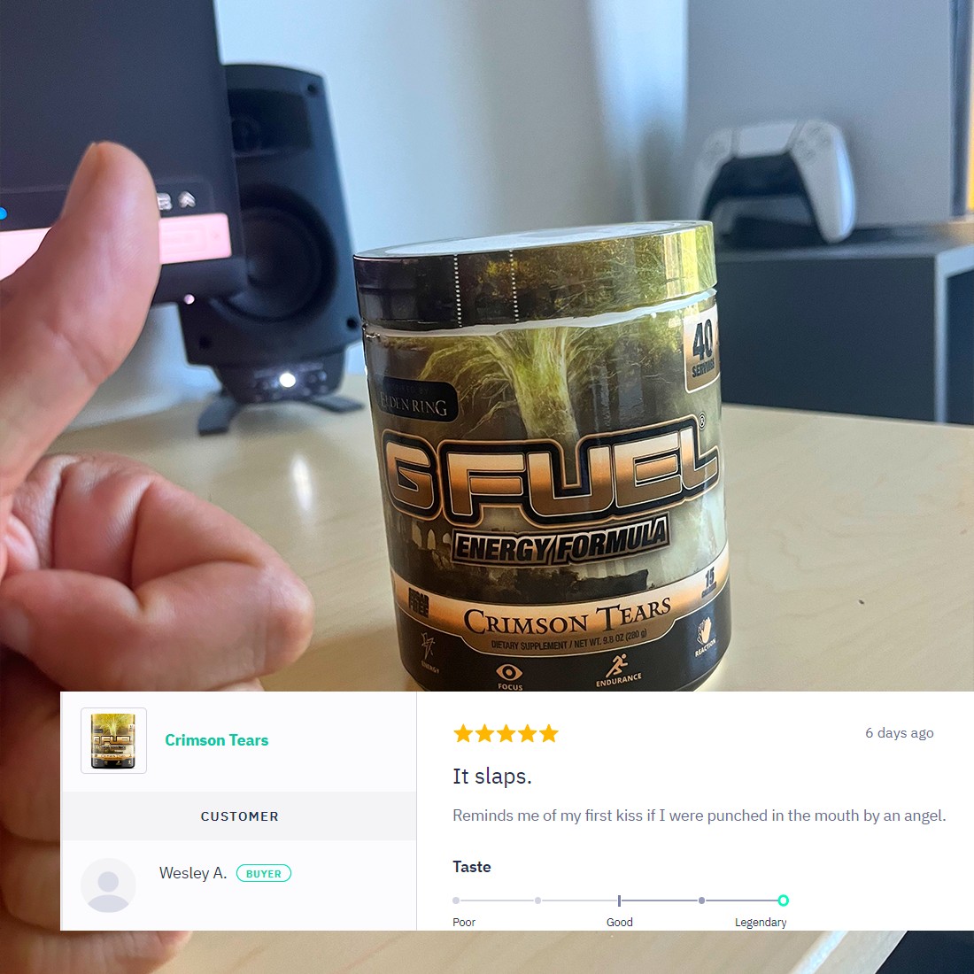 G FUEL® on Twitter: "Another satisfied customer. 😌"