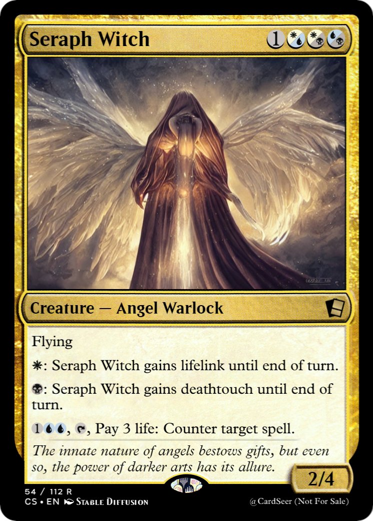 Seraph Witch : r/custommagic