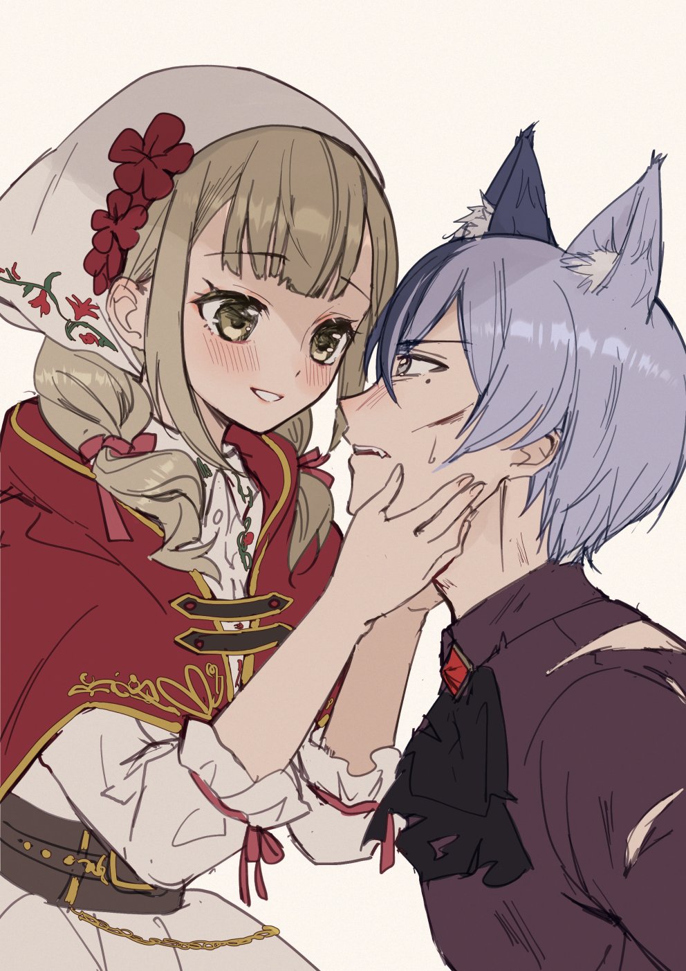 MOMOKO on Twitter: "「もう大丈夫だよ、オオカミさん。」 #prsk_NL #冬こは #こは冬? https://t.co/5Woq68EV4Z" / Twitter