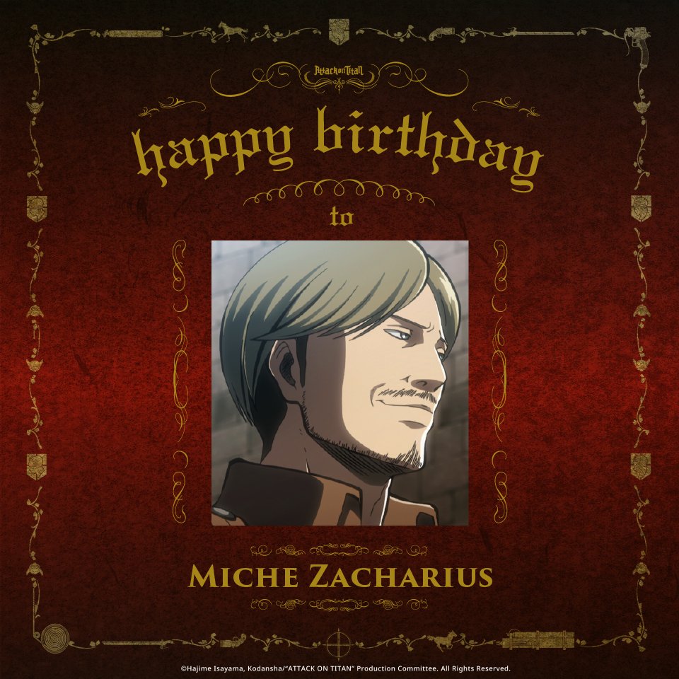Attack On Titan Happy Birthday Card