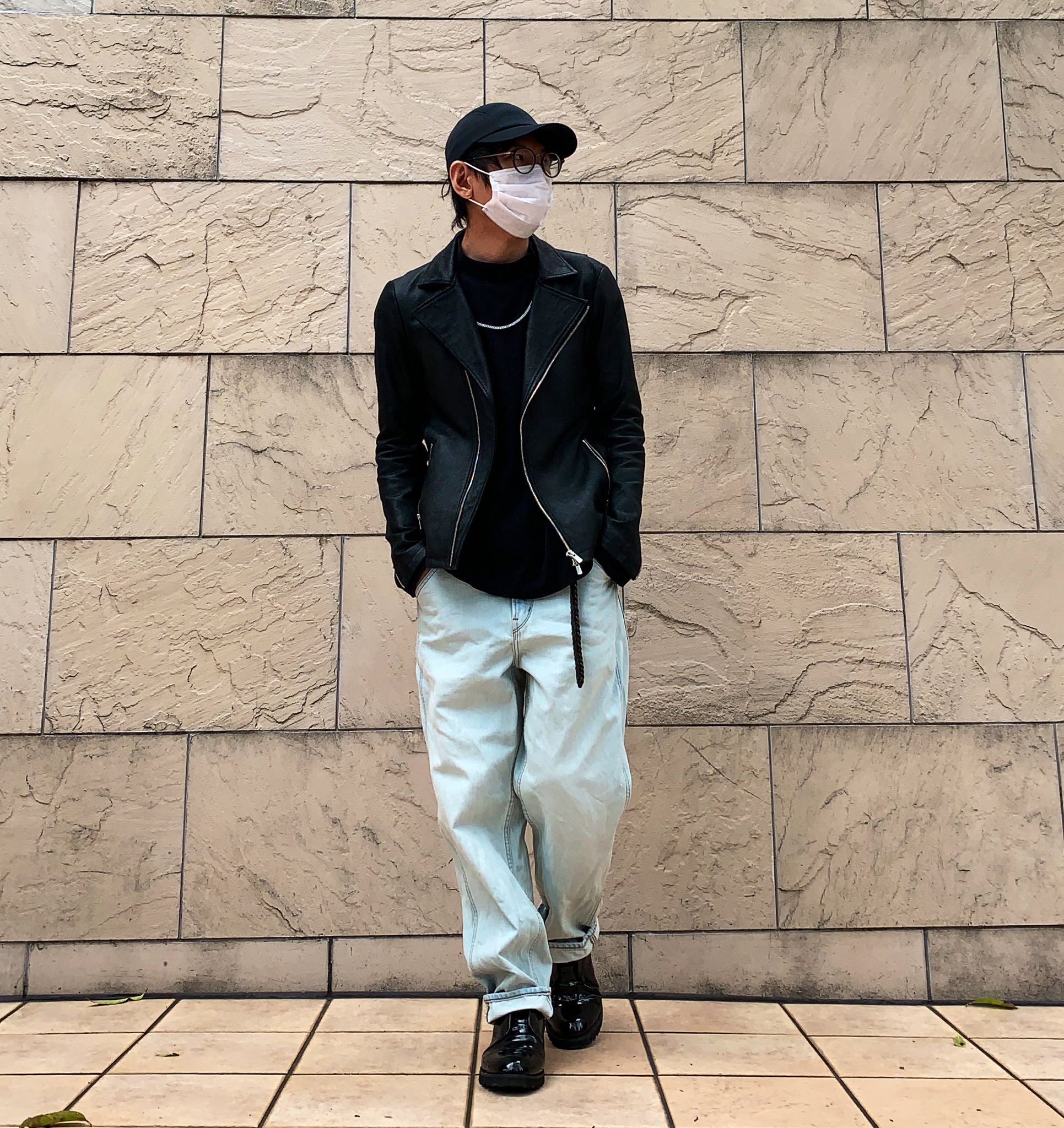 TAKUMA on Twitter: "昔着てたライダースが、タイトなシルエットでした。 マスクしててごめん。 インスタでガチのバイク乗りの方々に好評でした笑 バイク乗らなくてごめん ...