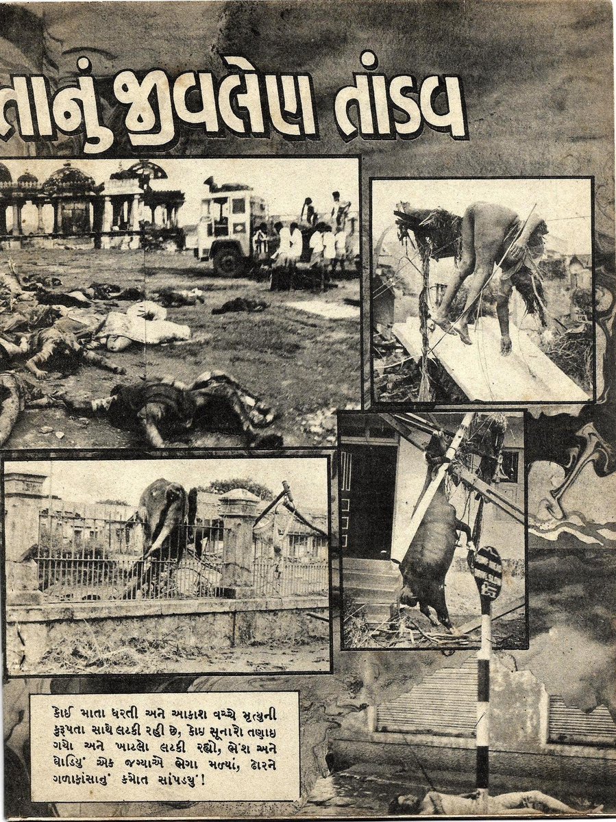 The disaster of hanging cable bridge collapse in Morbi reminds me of ...