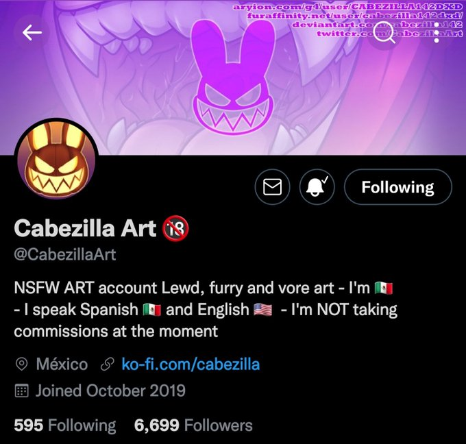 Cabezilla Art 🔞 on Twitter: "Delightfully devilish https://t.co ...