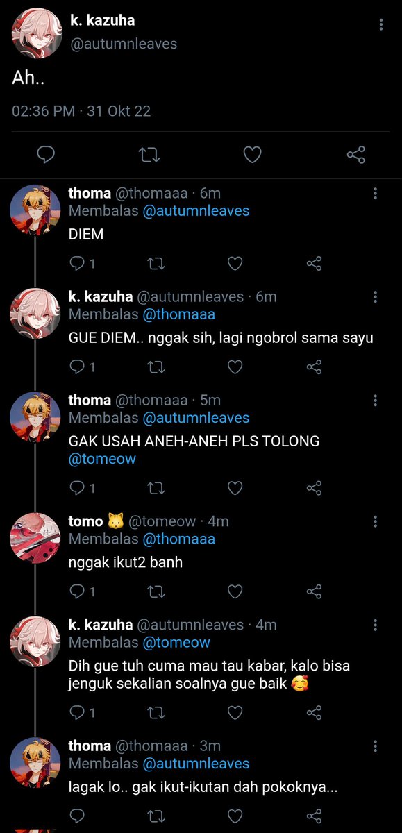 ON 📩 | BACA RULES DI LIKES on Twitter: "au! cw // bxb , kazuscara yang langganan berantem"