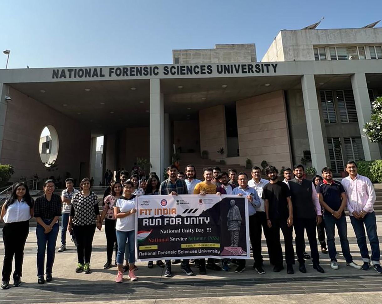 NFSU on Twitter: "National Forensic Sciences University (NFSU)'s students with NSS Unit ...