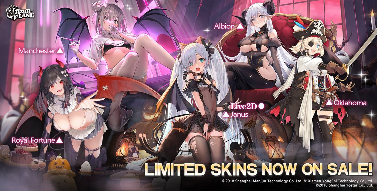 Azur Lane Official on Twitter: "Dear Commander, Shipgirls have changed into their Halloween ...