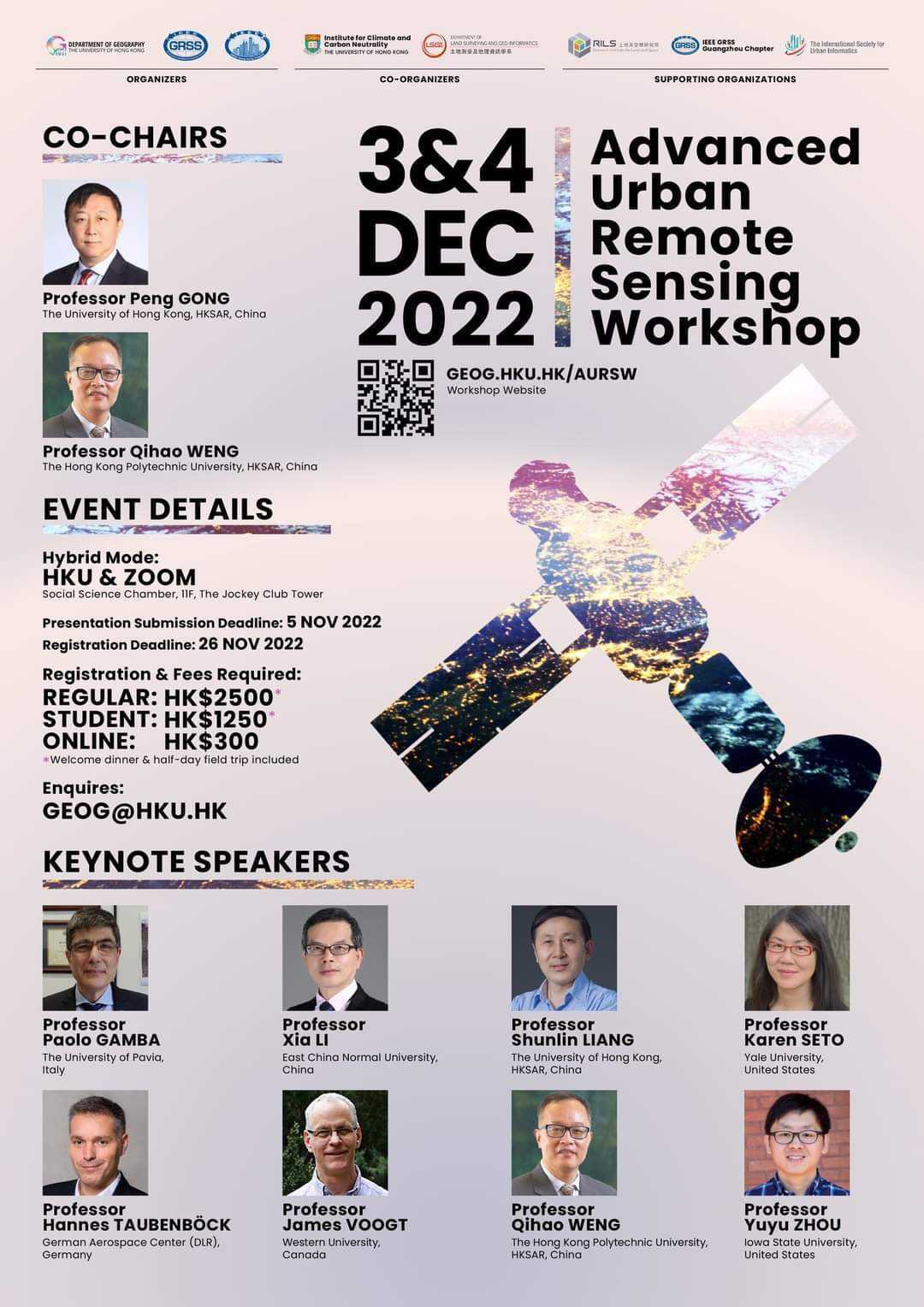 IEEE-GRSS on Twitter: "📣Advanced Urban Remote Sensing Workshop 🛰️ 🗓️ ...