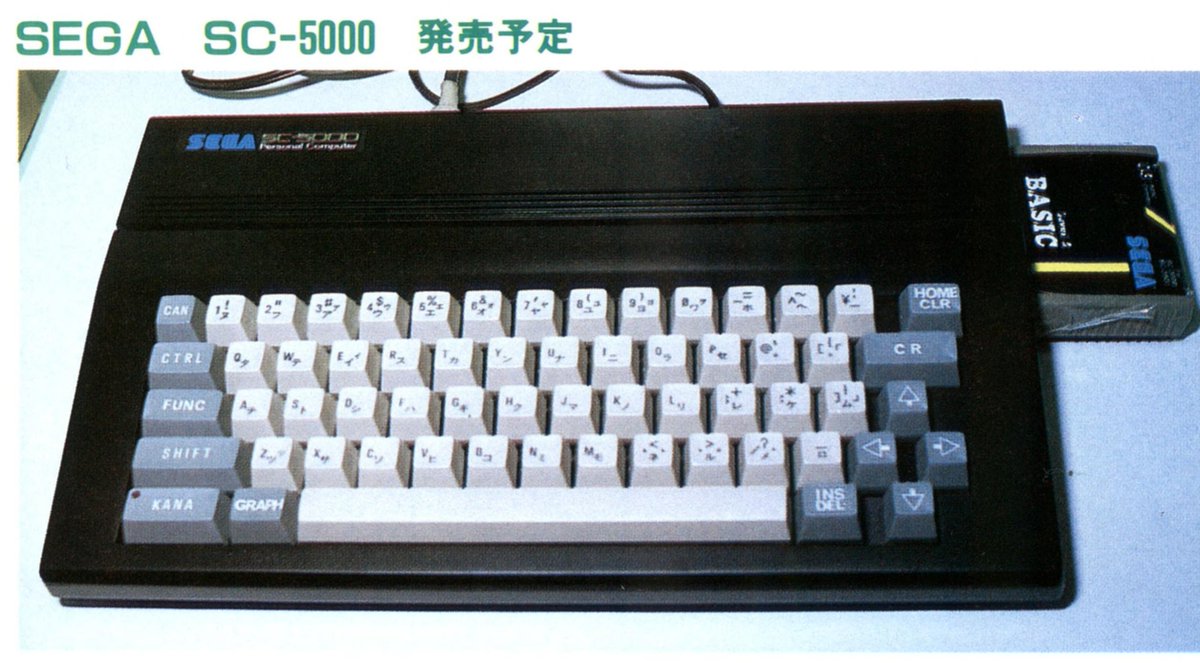VGDensetsu on Twitter: "The SC-5000, an unreleased (or renamed before its release) computer ...