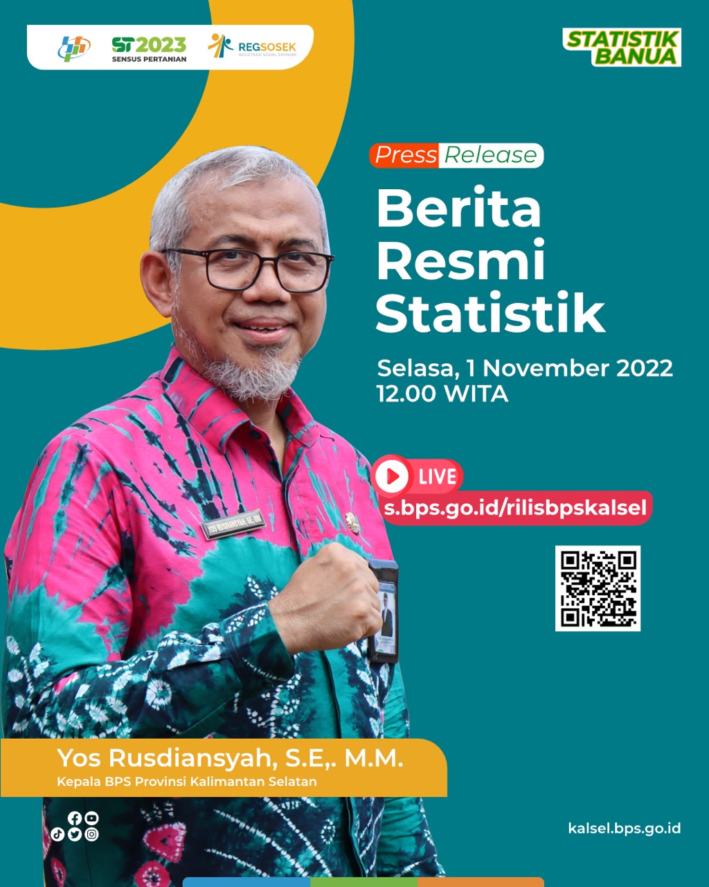 BPS Provinsi Kalimantan Selatan on Twitter: "[RILIS BERITA RESMI STATISTIK] Hai #SahabatData ...