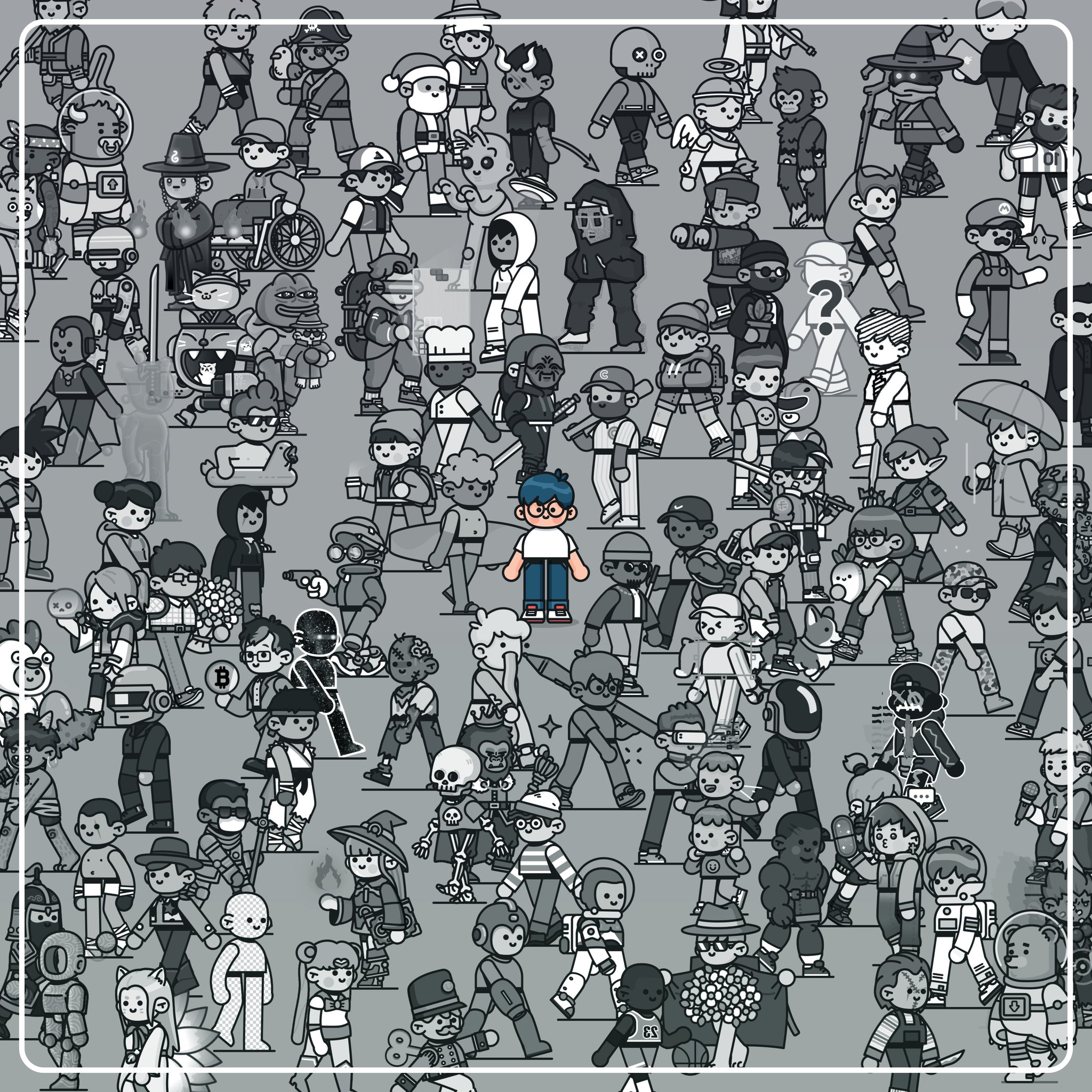 DeeKay on Twitter: "'LetsWalk Finale' 100 walks in one frame. 1.5 years of work, finally ...