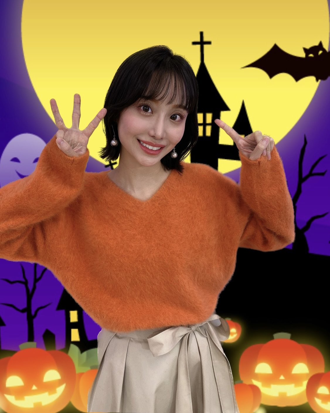 柴田阿弥 AyaShibata on Twitter: "雑なハロウィンをお届け🎃 #HappyHalloween https://t.co/276Cwrzsoc" / Twitter