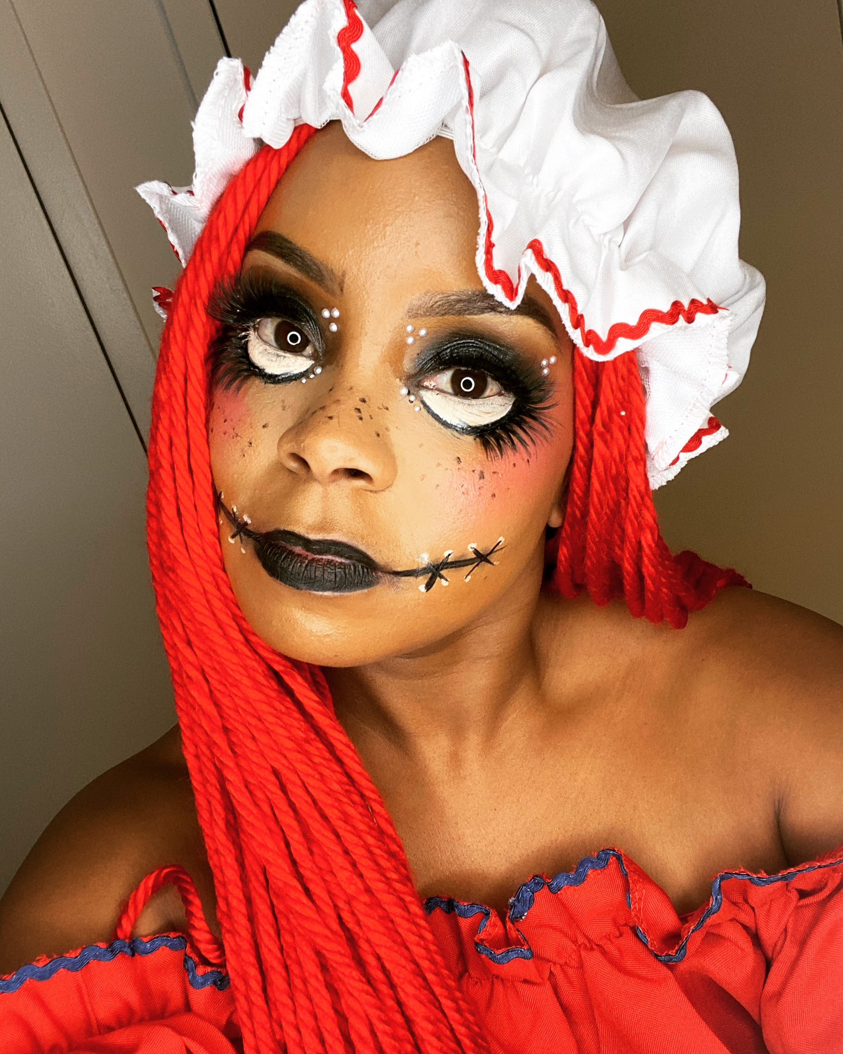 Raggedy Ann Halloween Makeup