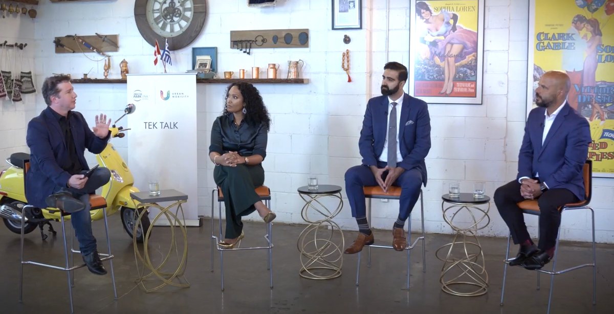 What a thrill to serve as moderator for @precisepark 's Tek Talk The # ...