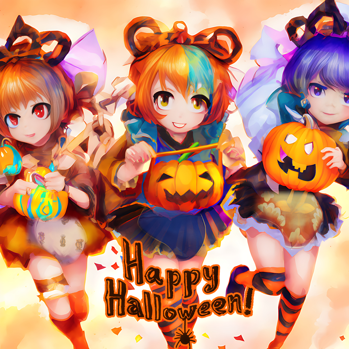 Happily Not Looking at Twatter Anymore Woman on Twitter: "Happy Halloween! #pixiv今日のお題 #ハロウィン ...
