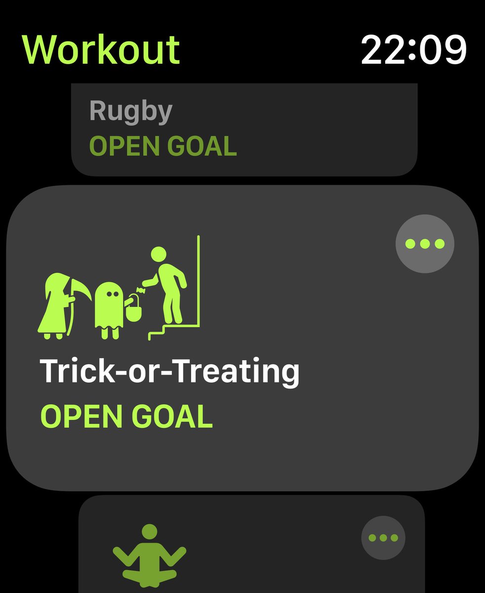 Basic Apple Guy on Twitter: "RT @BasicAppleGuy: Lesser known Apple Watch Workouts: Trick-or ...
