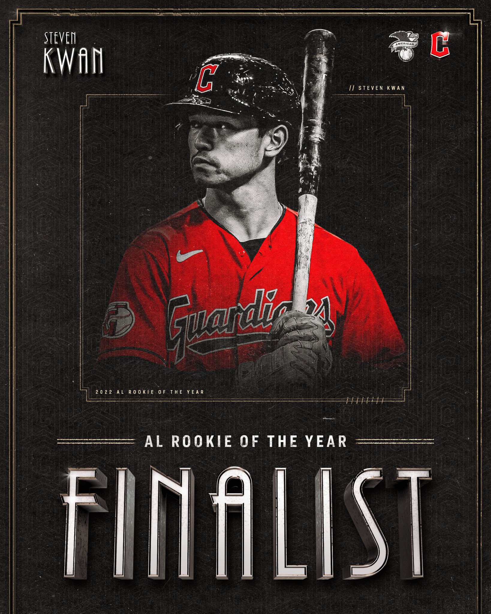 Cleveland Guardians on Twitter: "The best rookie in the American League ...