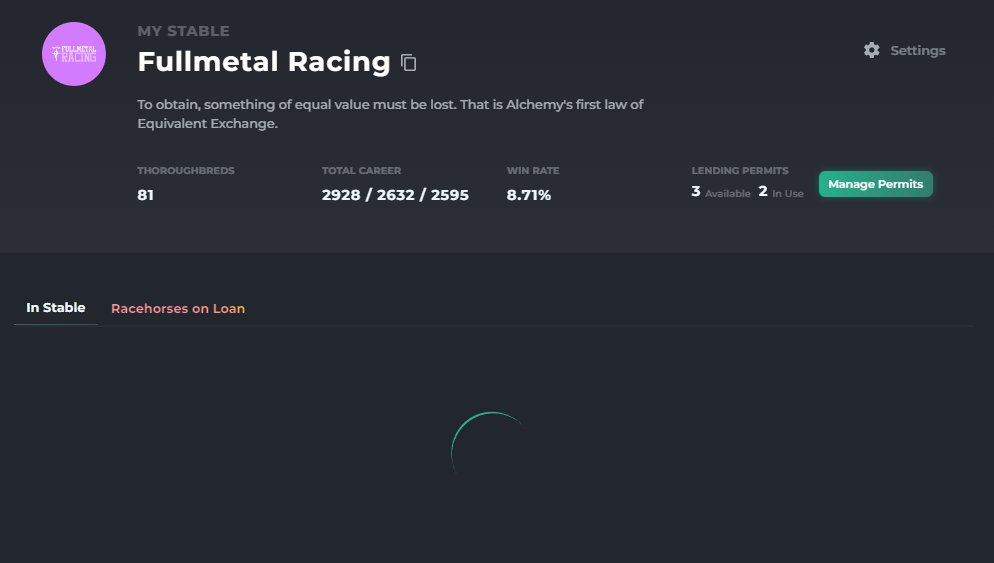 blaisr.eth on Twitter: "@siberianex @SmileyJoeLear @zed_run @Spotonparts @GalaxyRacing21 More ...