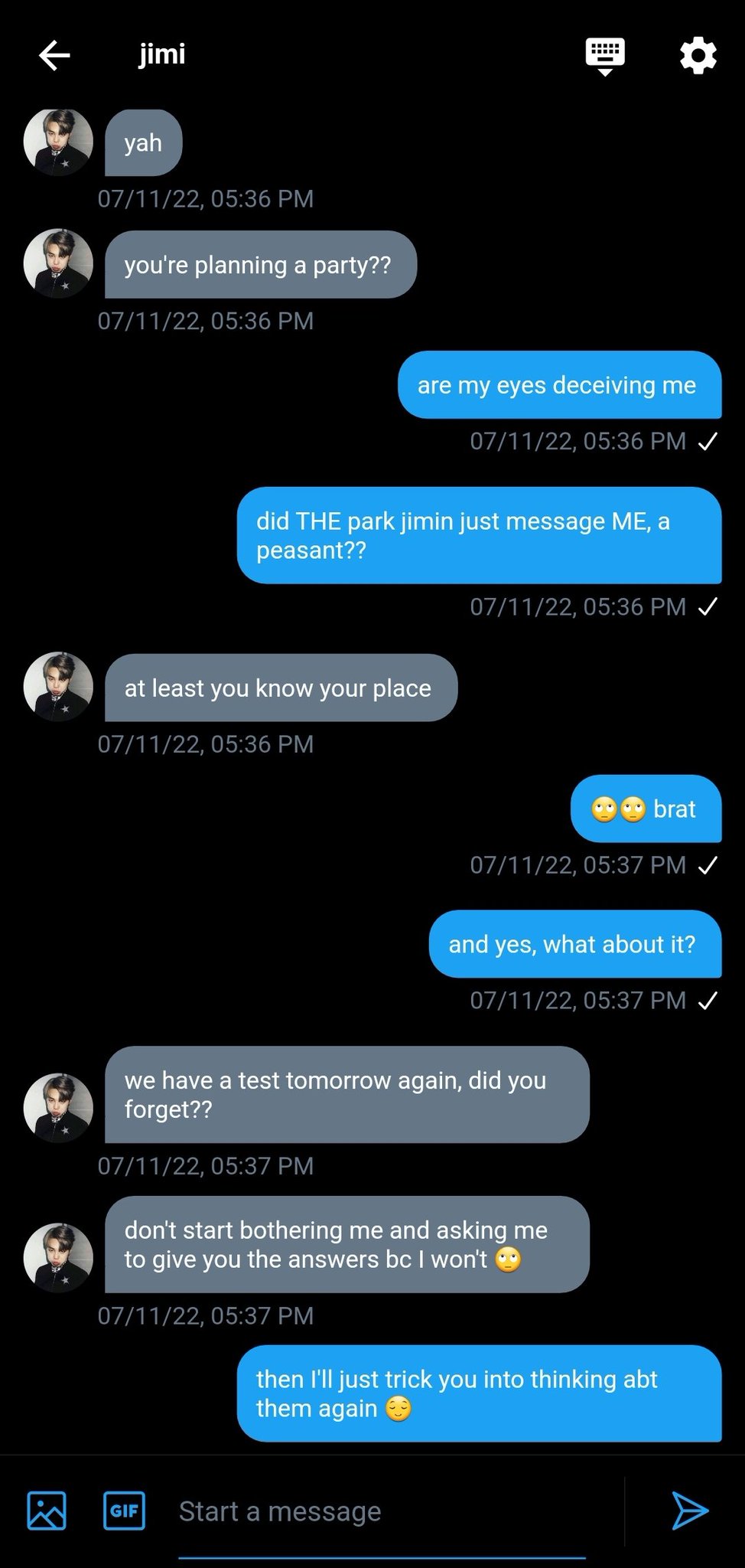 sof ♡̶ on Twitter: "[00:10] ↳ peasant #jikookau https://t.co/VWNfQ5V9na" / Twitter