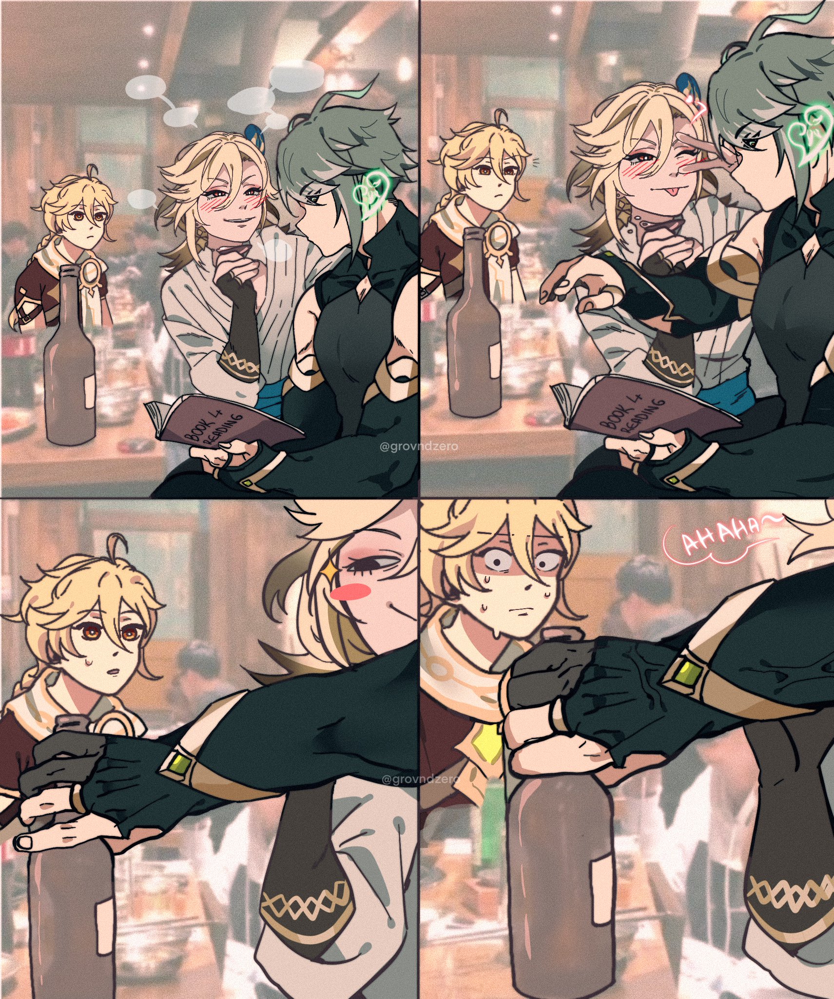 nin 🪶 COMMS OPEN on Twitter: "aether witnessing 30 years of marriage #kaveh #alhaitham #haikaveh ...