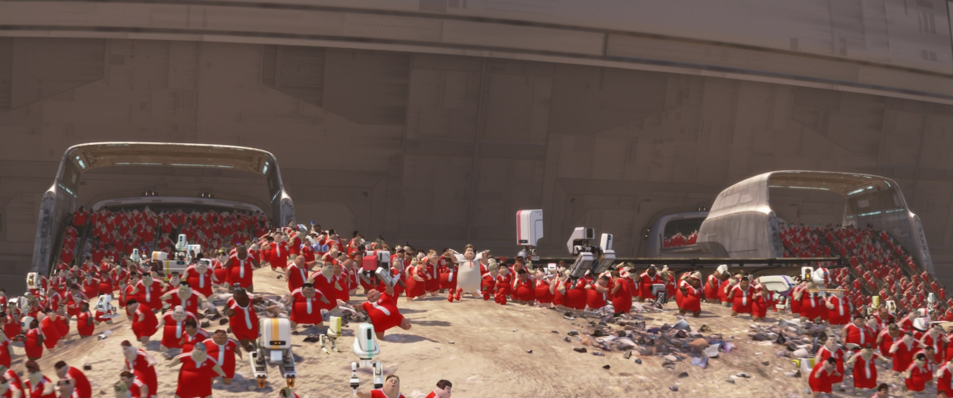 Humans Wall E Ending