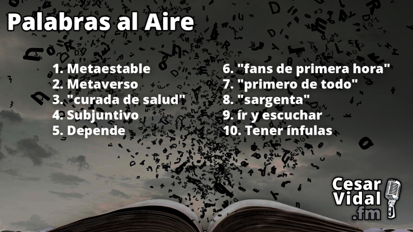 César Vidal On Twitter Ya Puedes Escuchar Palabras Al Aire 07 11