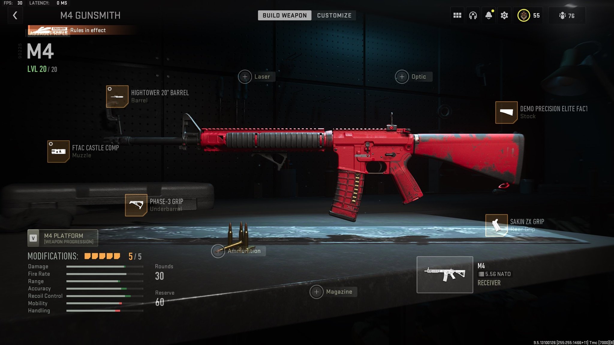 ClutchBelk on Twitter: "No Recoil MAX Range M4 Build w/ Tuning🔥 https://t.co/QgSnEXoDCe" / Twitter