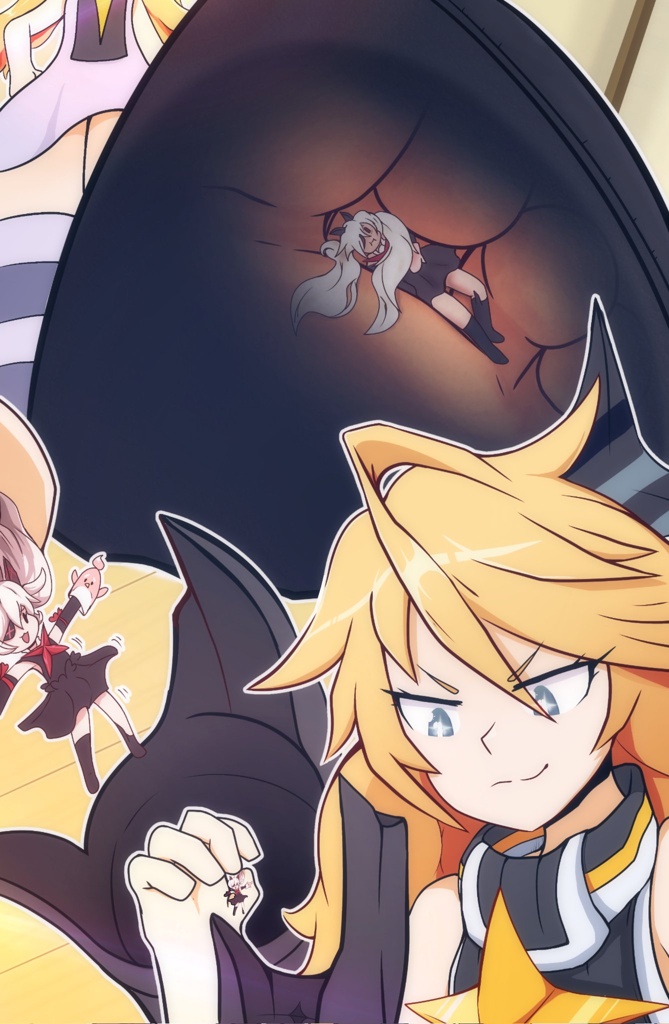 Muka ( Commisissions open 3/3) on Twitter: "commisissions for @Rosette_GS Feeeteeeeeeeeeeeee # ...