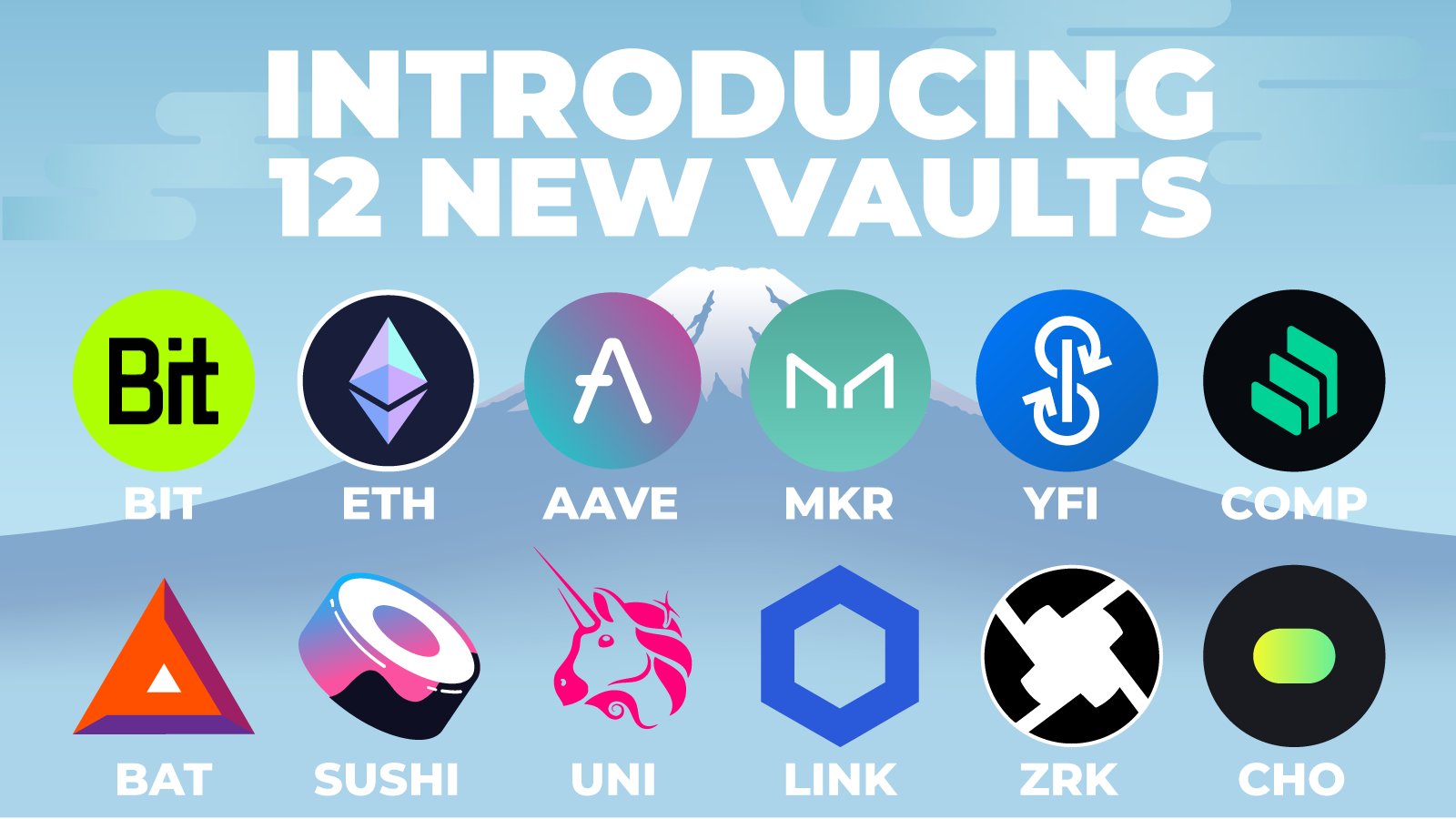 ICHI on Twitter: "Over the moon to announce our 12 new vaults 🙌 With our liquidity management ...