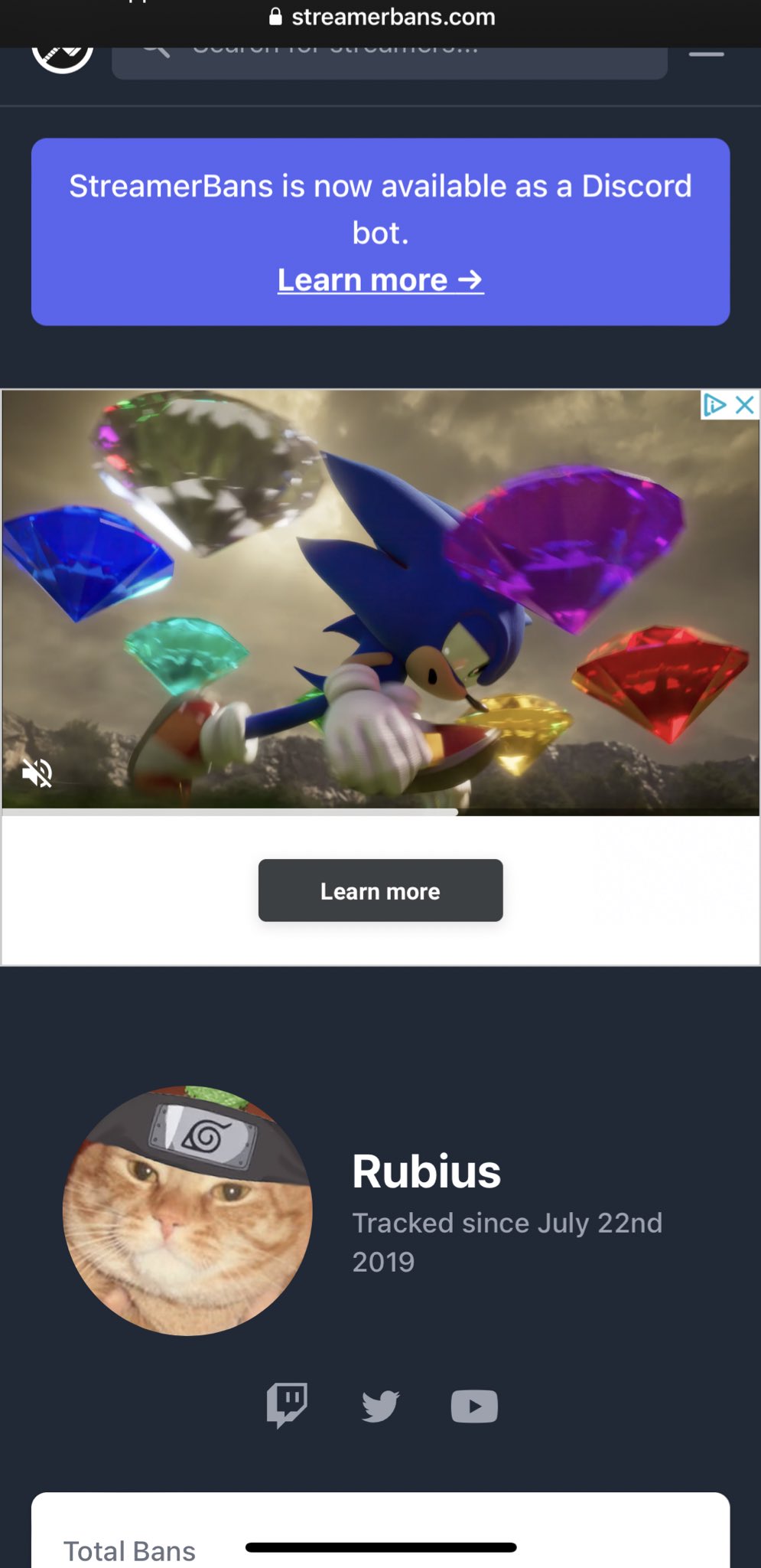 ProDarkYT☯ on Twitter: "@StreamerBans @Rubiu5 No es como increible que en la pagina de baneo el ...