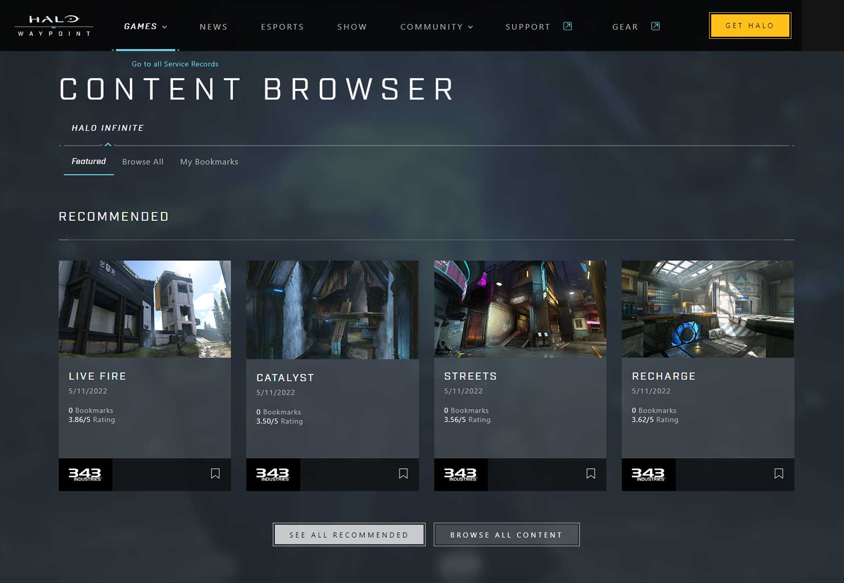 Halo Leaks | Halo Infinite Leaks & News on Twitter: "Halo Waypoint is getting a Content Browser ...
