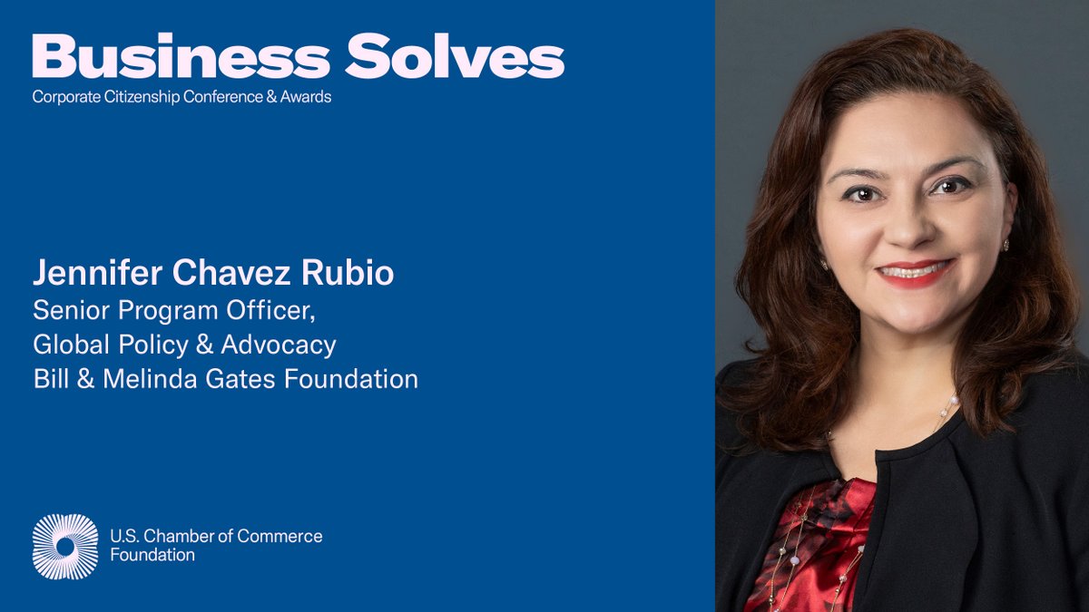 U.S. Chamber of Commerce Foundation on Twitter: "Join Jennifer Chavez Rubio for a discussion on ...