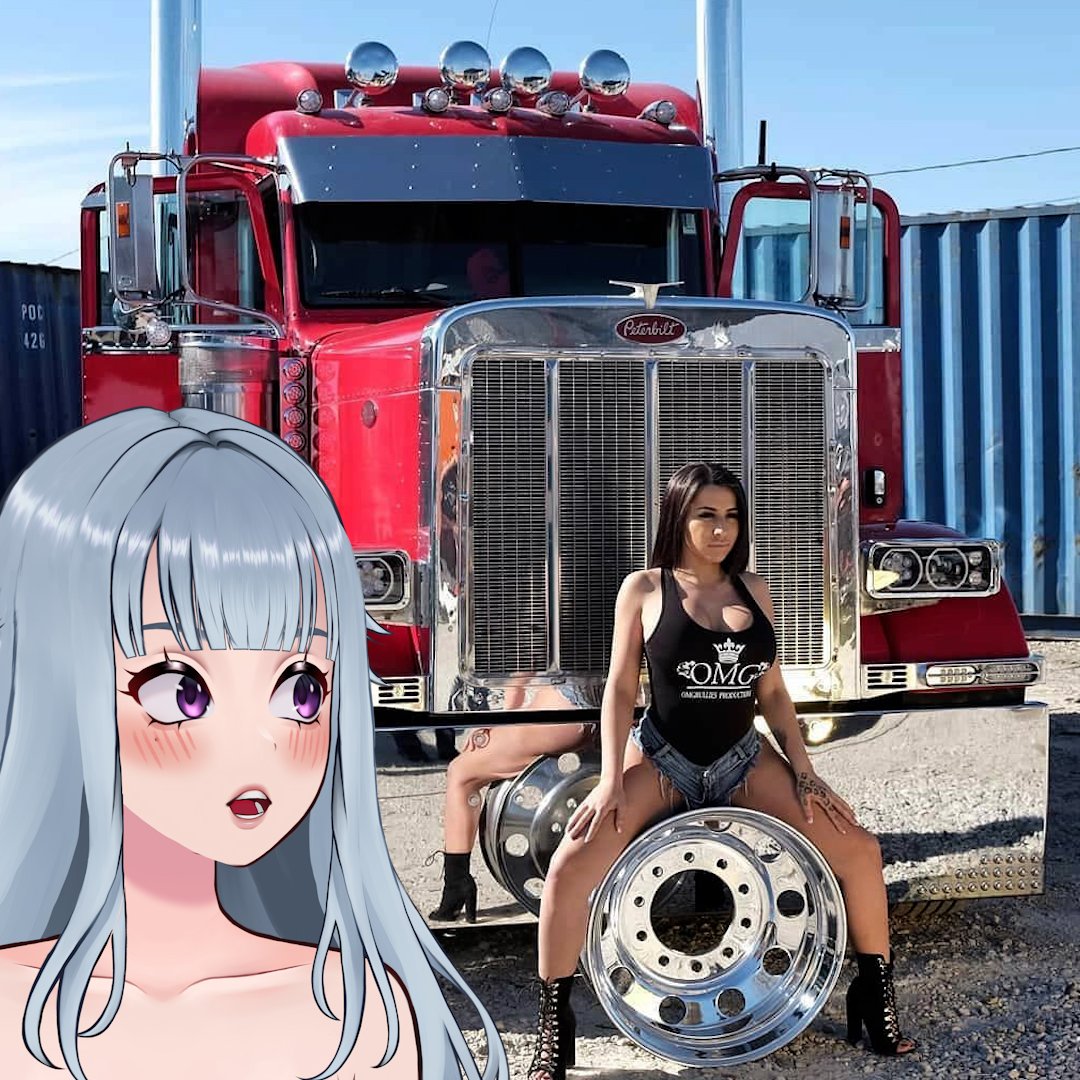 Truck Chan 🚚 VTuber on Twitter: "Wow, this bish is SHAMELESS!!! That bright red paint is lewd af ...
