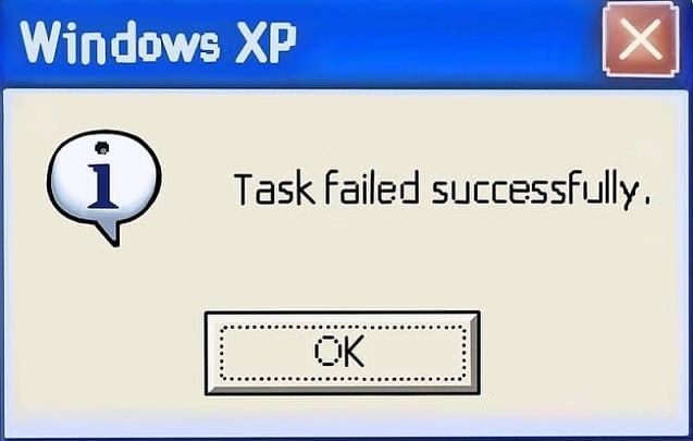Windows Xp Error Message