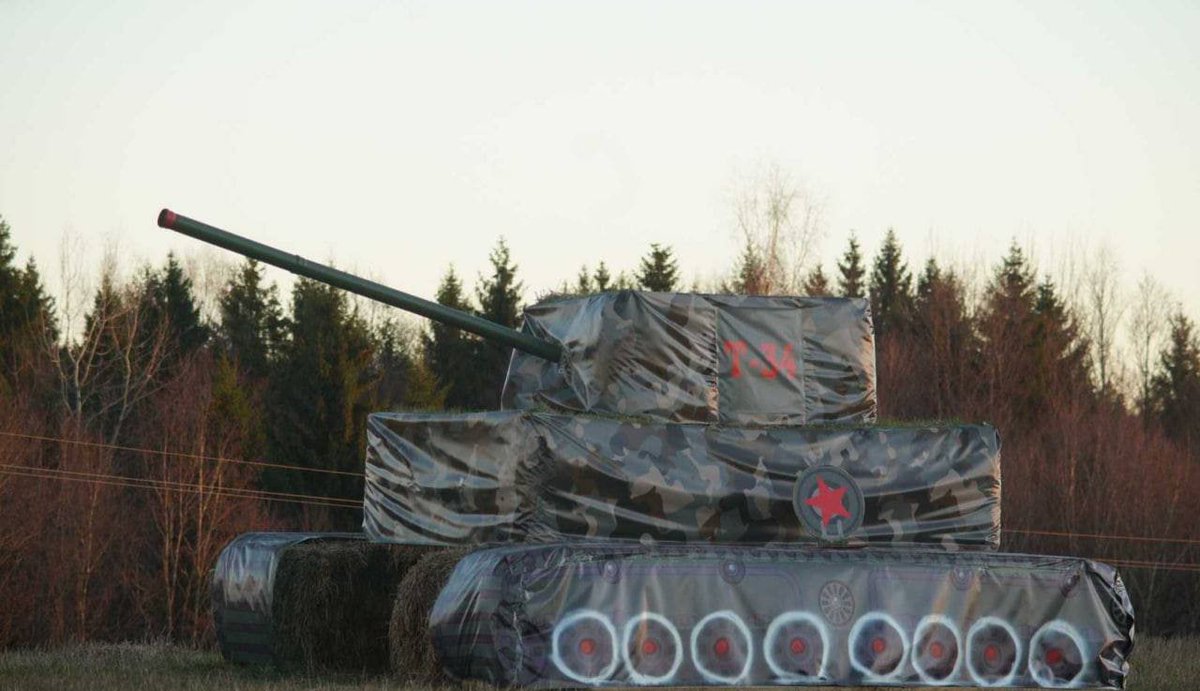 NEXTA on Twitter: "🤡Agro-art in Belarus A new weapon appeared on the field in #Belarus: T-34 ...