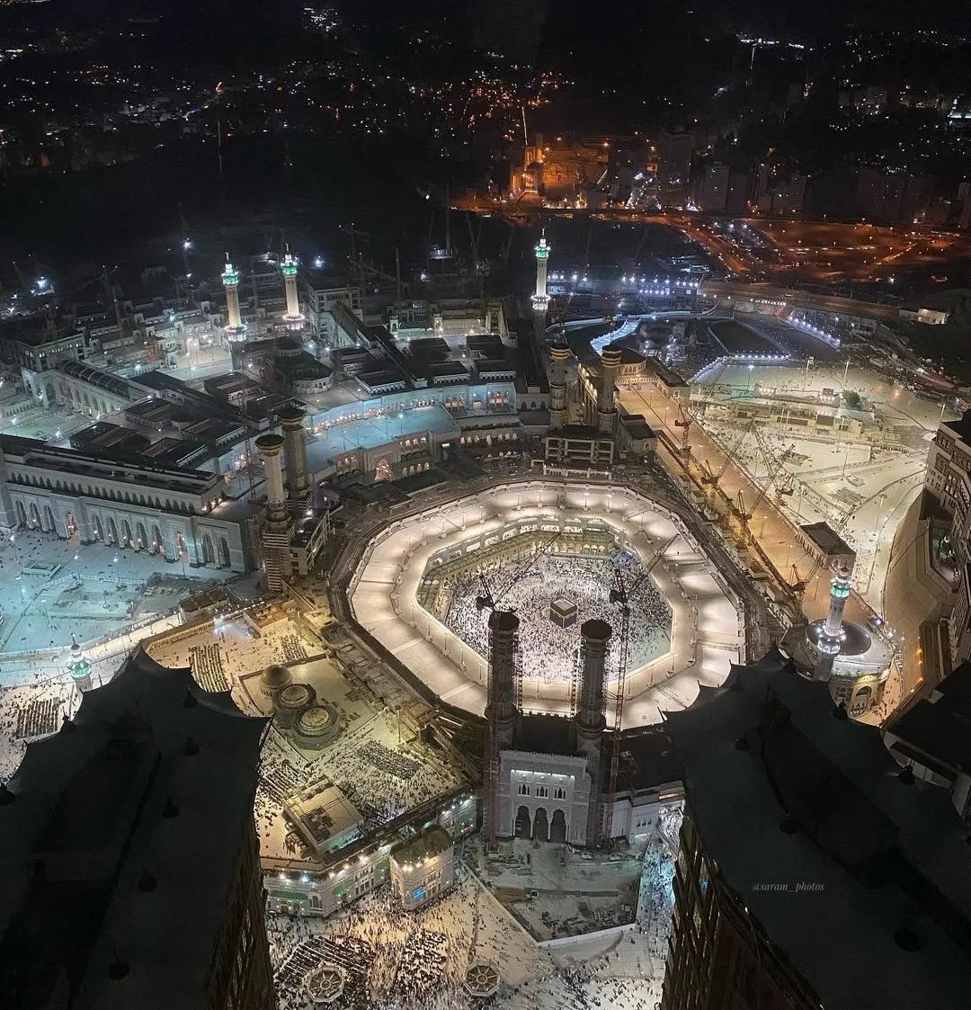 Masjid Al Haram At Night