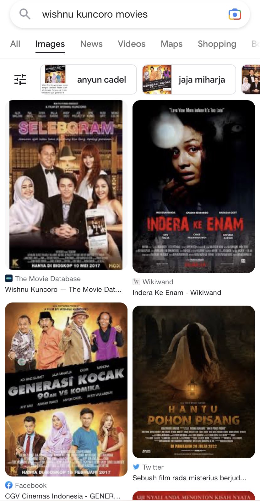 ِمصْباَحُ اْلمُنِيْر on Twitter: "@debus1997 @bicaraboxoffice Deretan film-film Whisnu Kuncoro ...