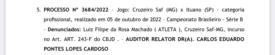 sᴀᴍᴜᴇʟ ᴠᴇɴᴀ̂ɴᴄɪo ™ on Twitter: "Volante Filipe Machado será julgado amanhã no STJD pela expulsão ...