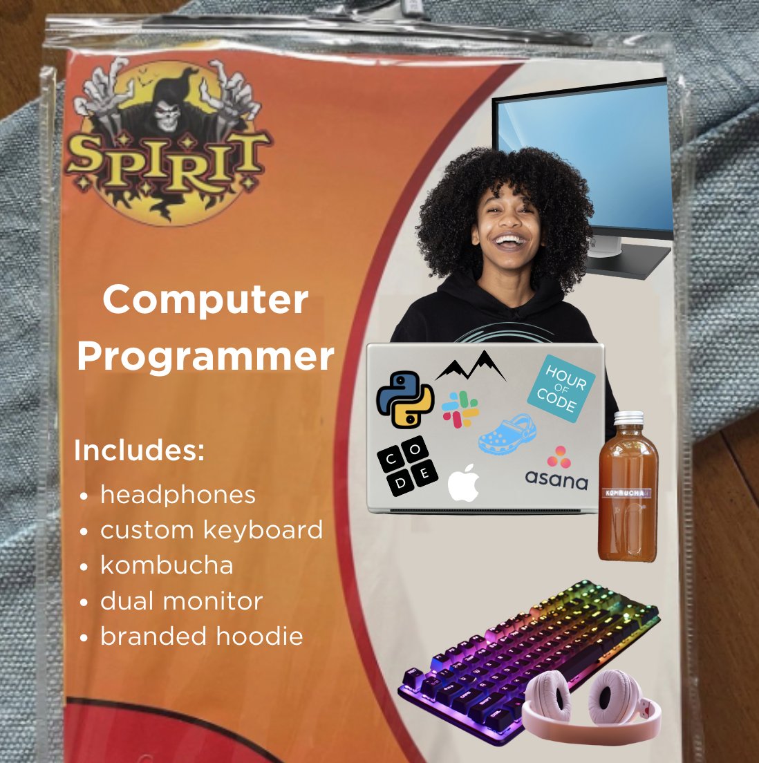 Sure, you can dress up as a programmer today. 👩‍💻 But why not learn to ...