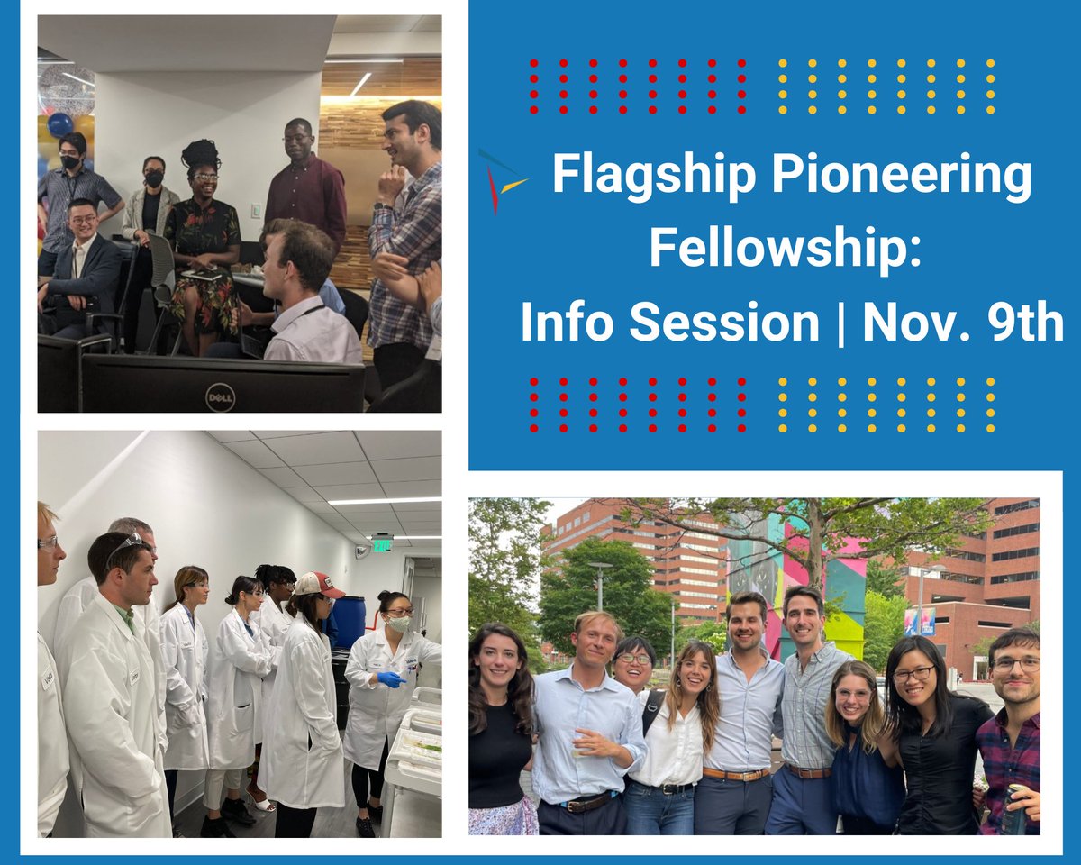 Flagship Pioneering on Twitter: "Calling all scientists, engineers, physicians, and AI/ML ...