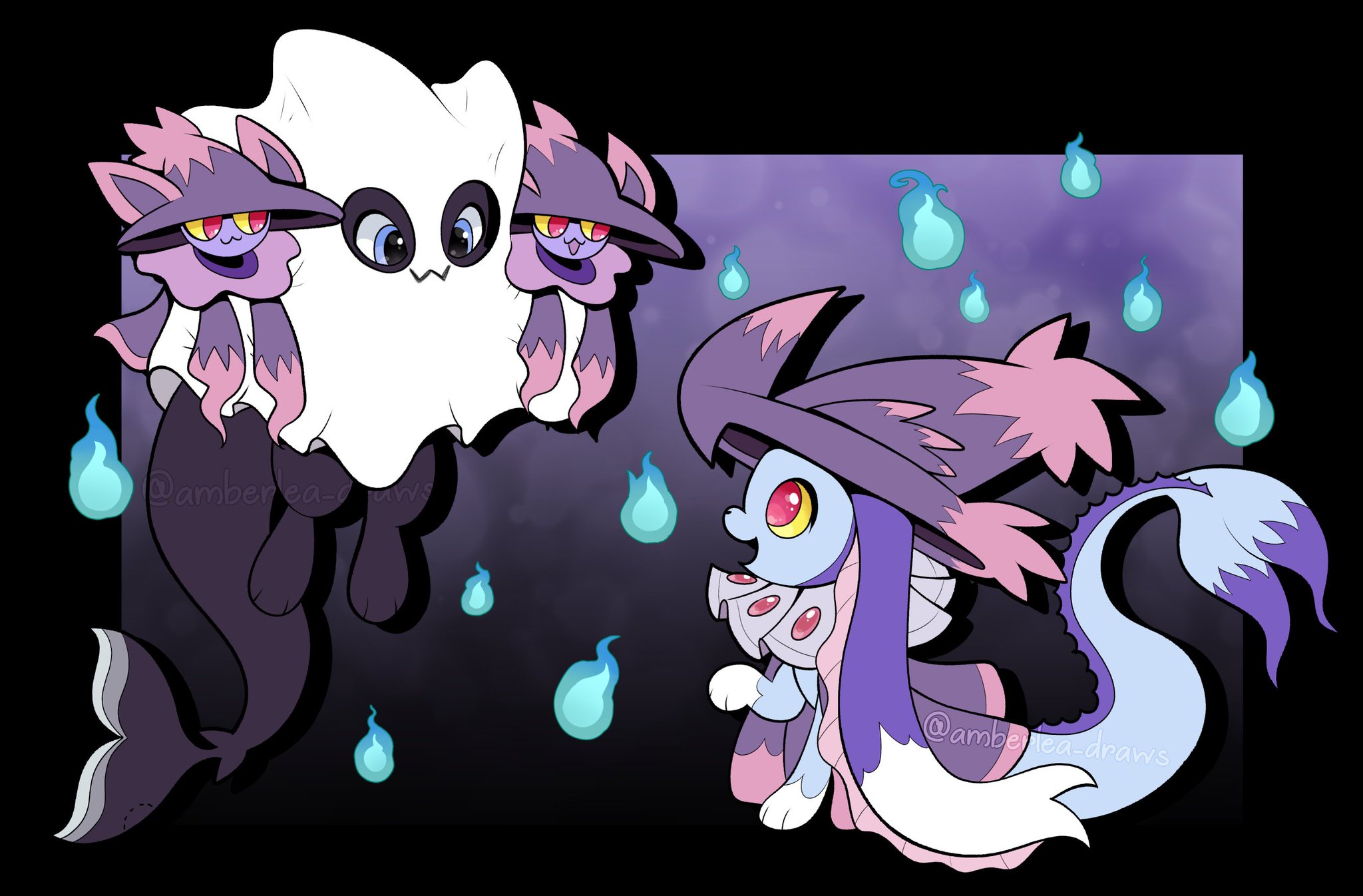 Amberlea Comms Open on Twitter: "Halloween commish for @__eSquared__ 👻🔥 https://t.co/3A3fRyW1Es ...