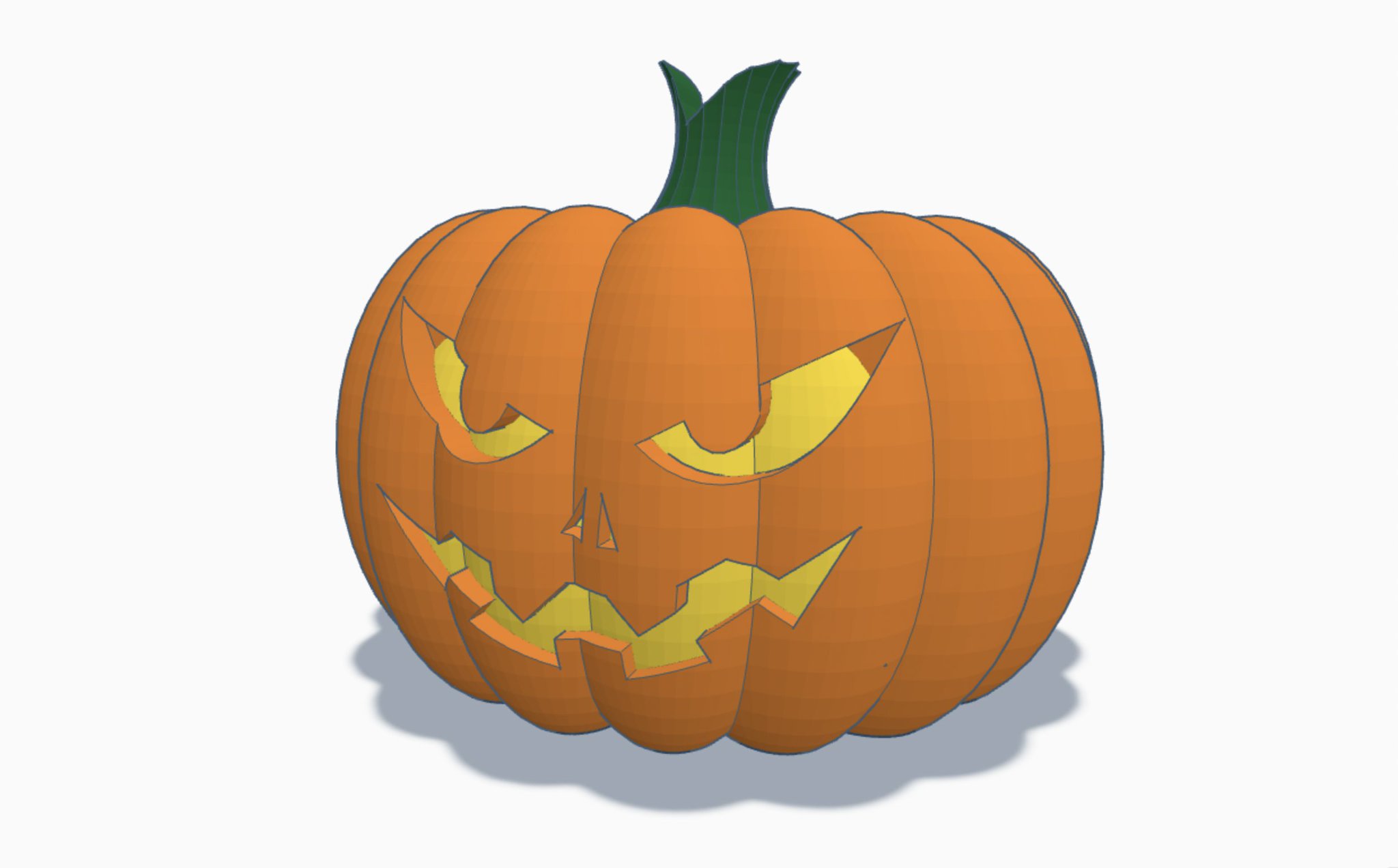 Tinkercad On Twitter Copy And Tinker This Pumpkin By Zdp189 To Make