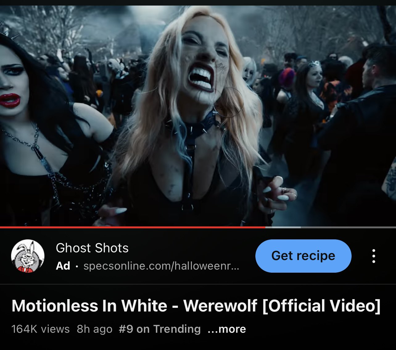 Motionless In White 2022 Ghost