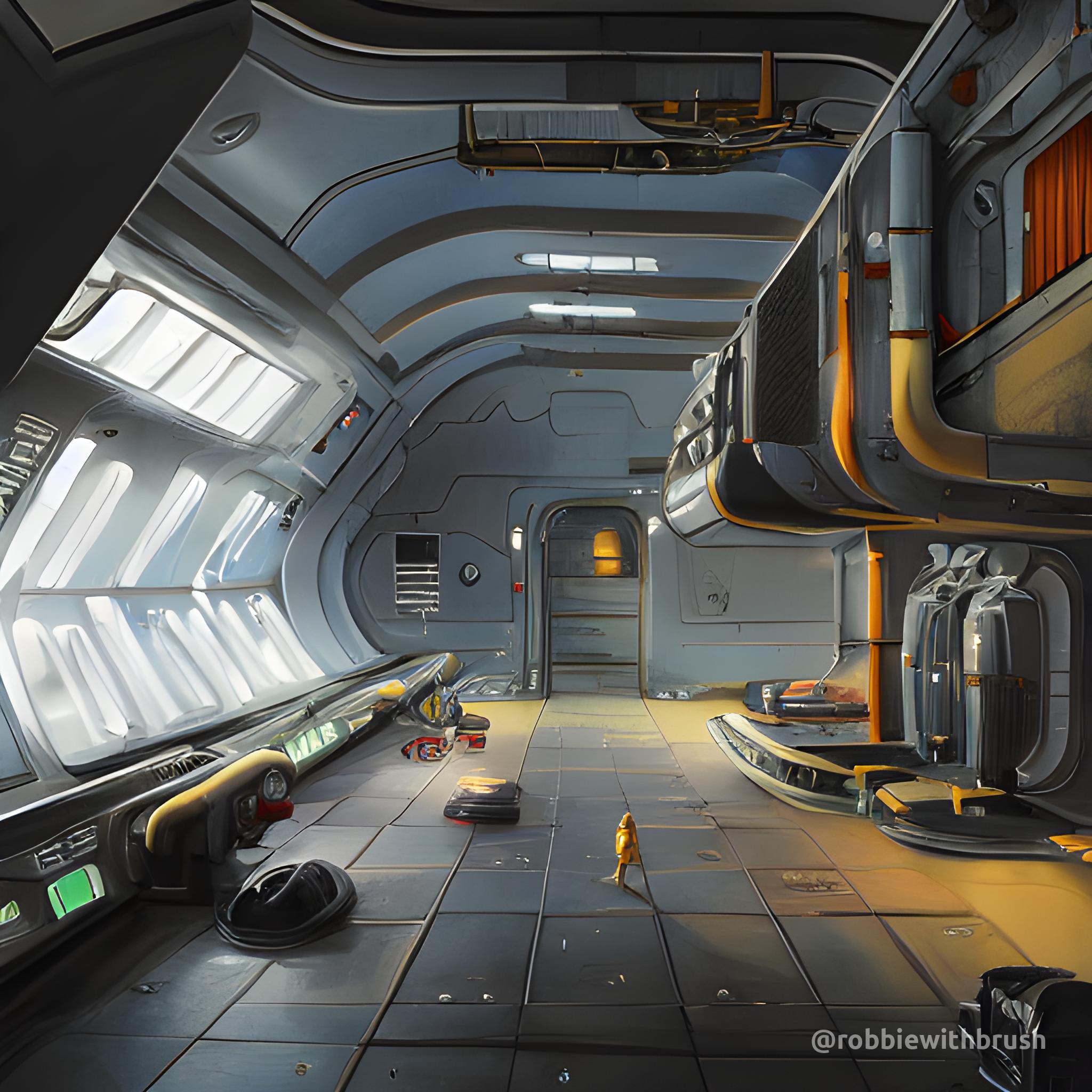 Sci Fi Room Concept Art