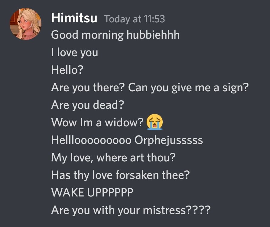 Himitsu Versace on Twitter: "I'm like, the chillest af wifey ever. Ever. https://t.co/10uFYhQjnP ...